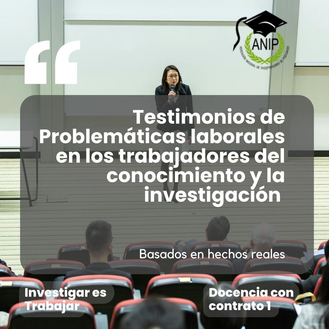 Testimonios de problemáticas laborales en los trabajadores del ...